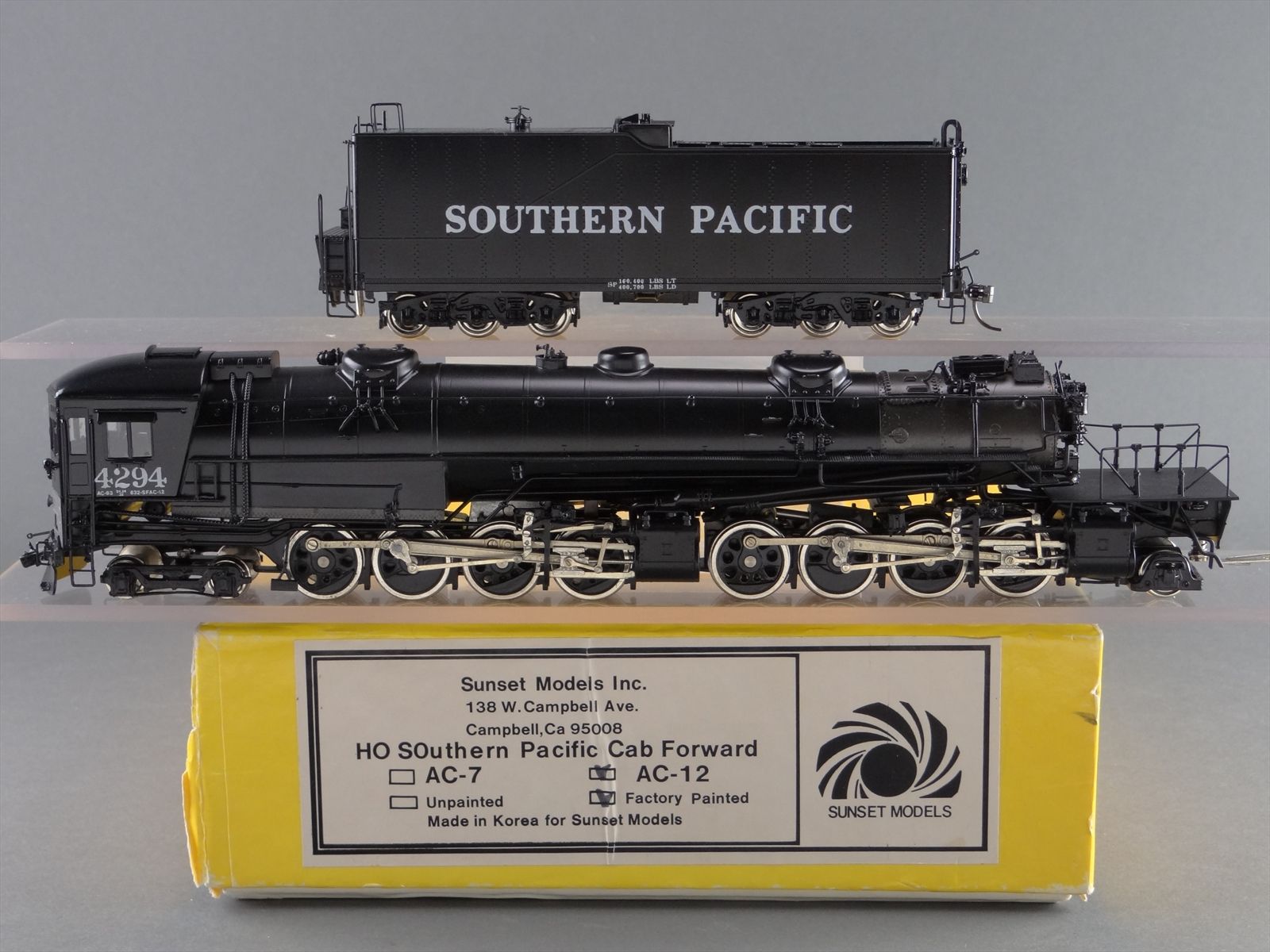 HO Brass Model Train - Sunset SP Southern Pacific 4-8-8-2 AC-12 Cab ...