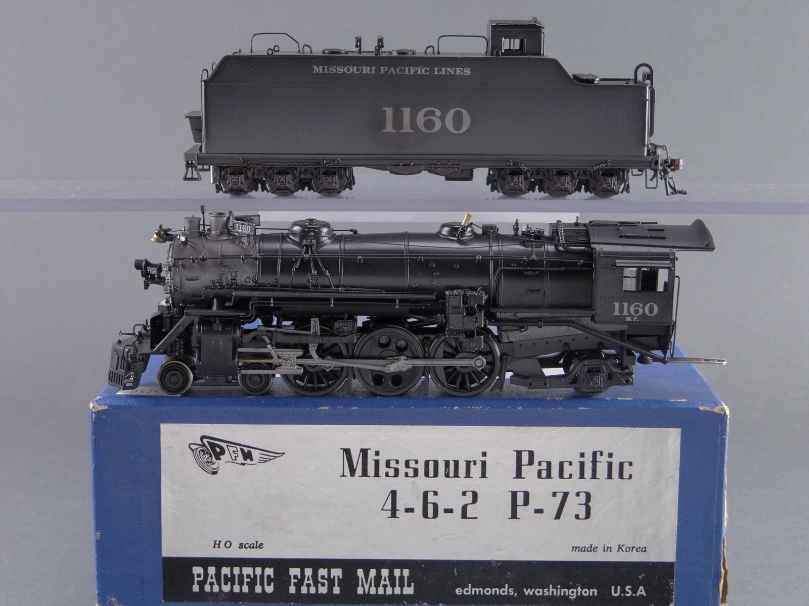 HO Brass Model Train - PFM Samhongsa MP Missouri Pacific 4-6-2 P-73 ...