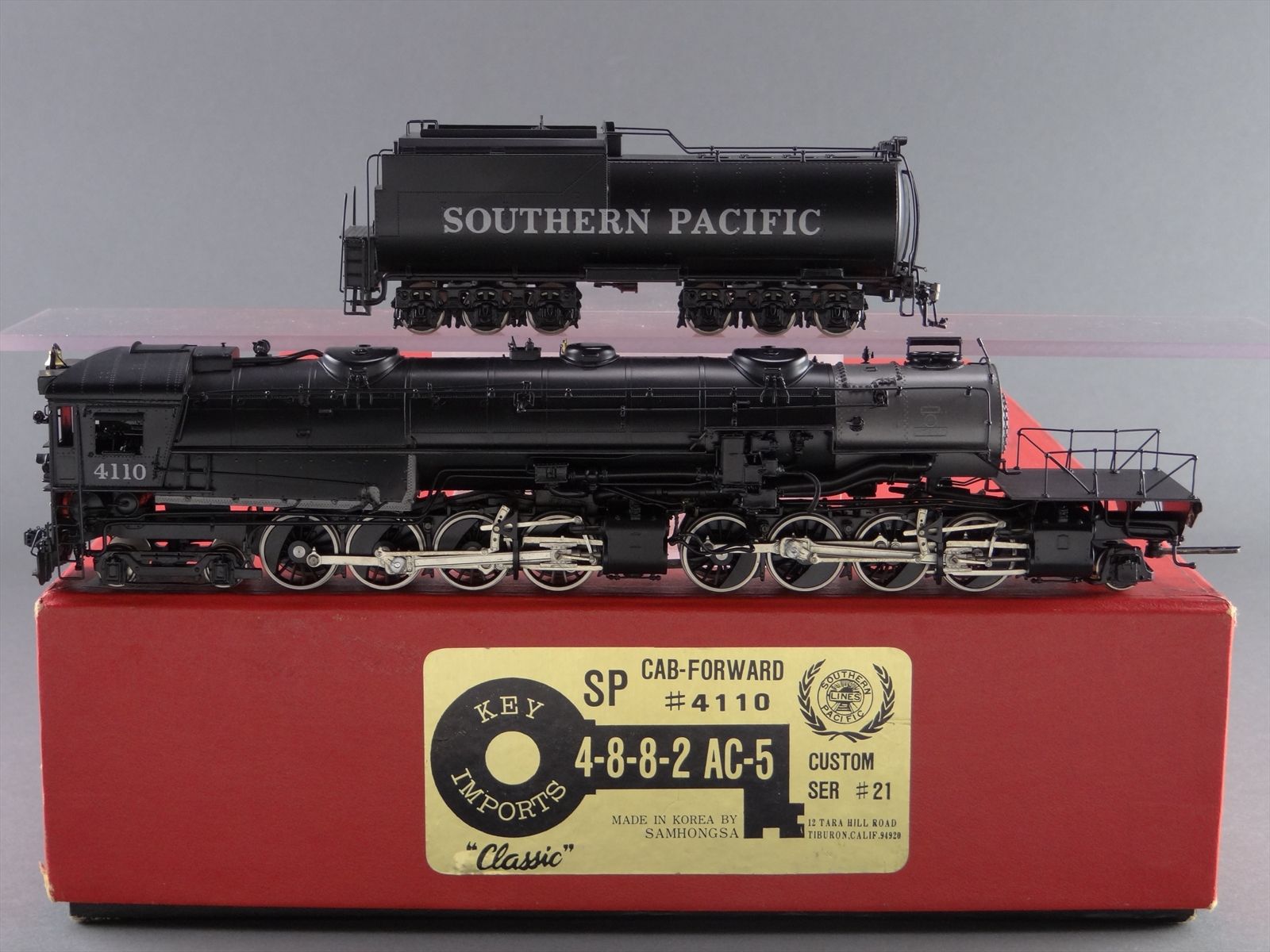 HO Brass Model Train - Key Imports SP Southern Pacific 4-8-8-2 AC-5 Cab ...