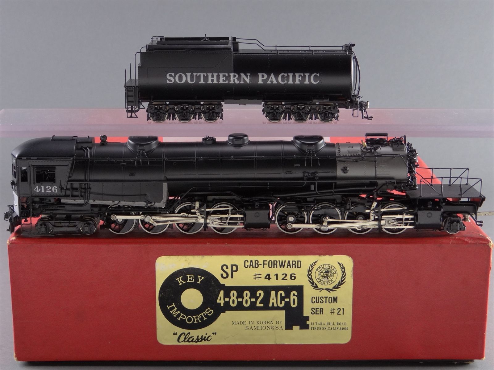 HO Brass Model Train - Key Imports SP Southern Pacific 4-8-8-2 AC-6 Cab ...