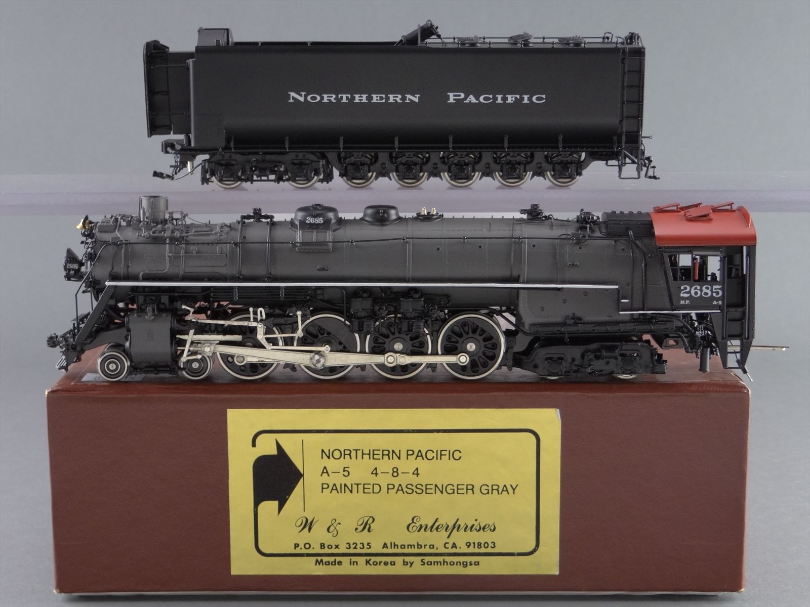 HO Brass Model Train - W&R NP Northern Pacific A-5 4-8-4 #2685 ...