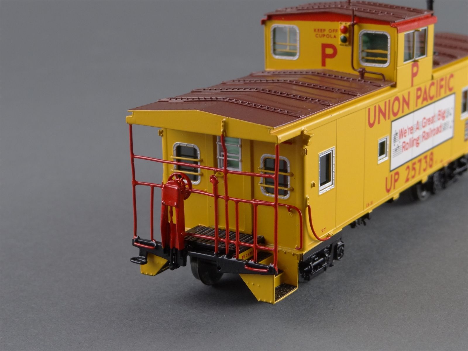 HO Brass Model Train - OMI UP CA-10 Caboose #25738 w/Interior