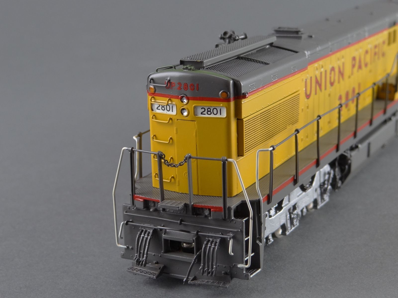 HO Brass Model Train - OMI 1958 UP Union Pacific GE U28C Diesel #2801 ...
