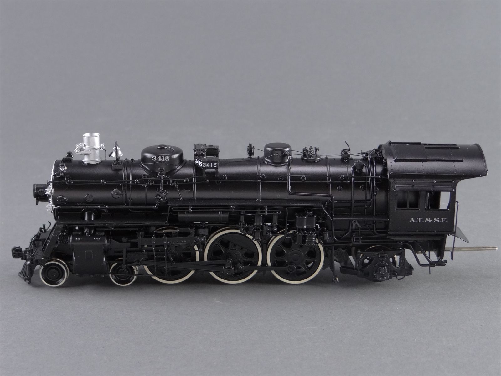HO Brass Model Train - KEY ATSF Santa Fe 3400 4-6-2 Pacific #3415 w ...