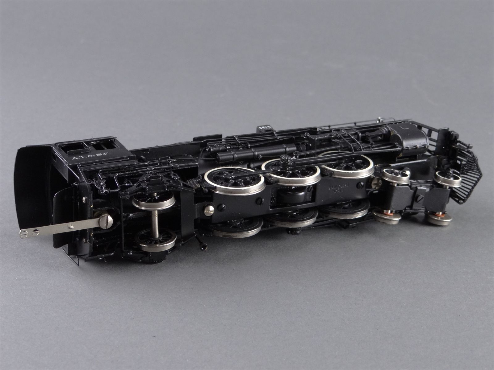 HO Brass Model Train - KEY ATSF Santa Fe 3400 4-6-2 Pacific #3415 w ...