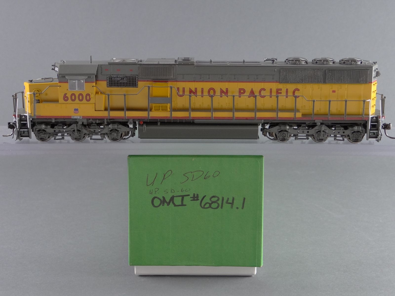HO Brass Model Train - OMI 6814.1 UP Union Pacific EMD SD-60 Diesel #6000