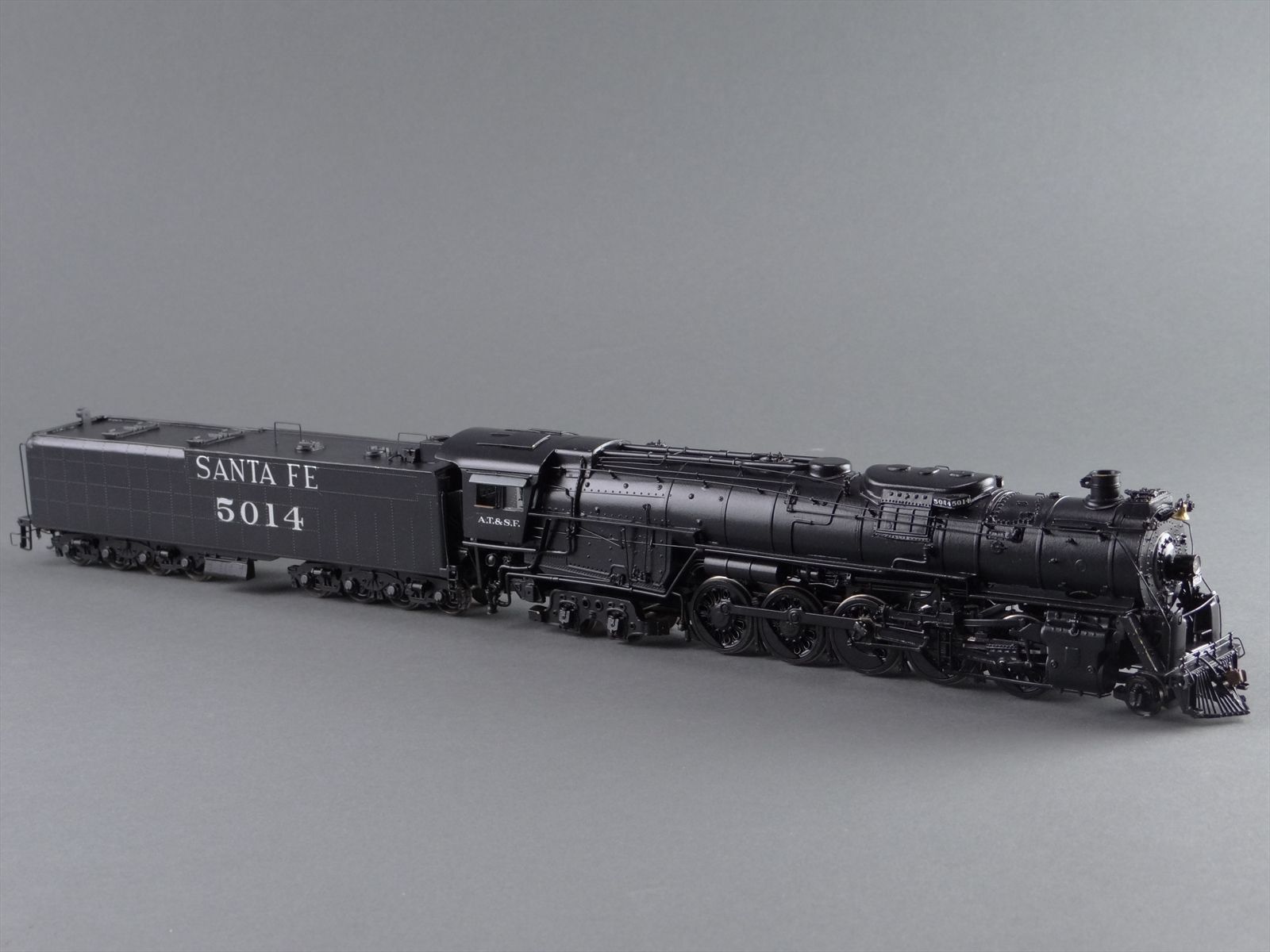 HO Brass Model Train - WMC Westside ATSF Santa Fe 2-10-4 #5014 - CUSTOM