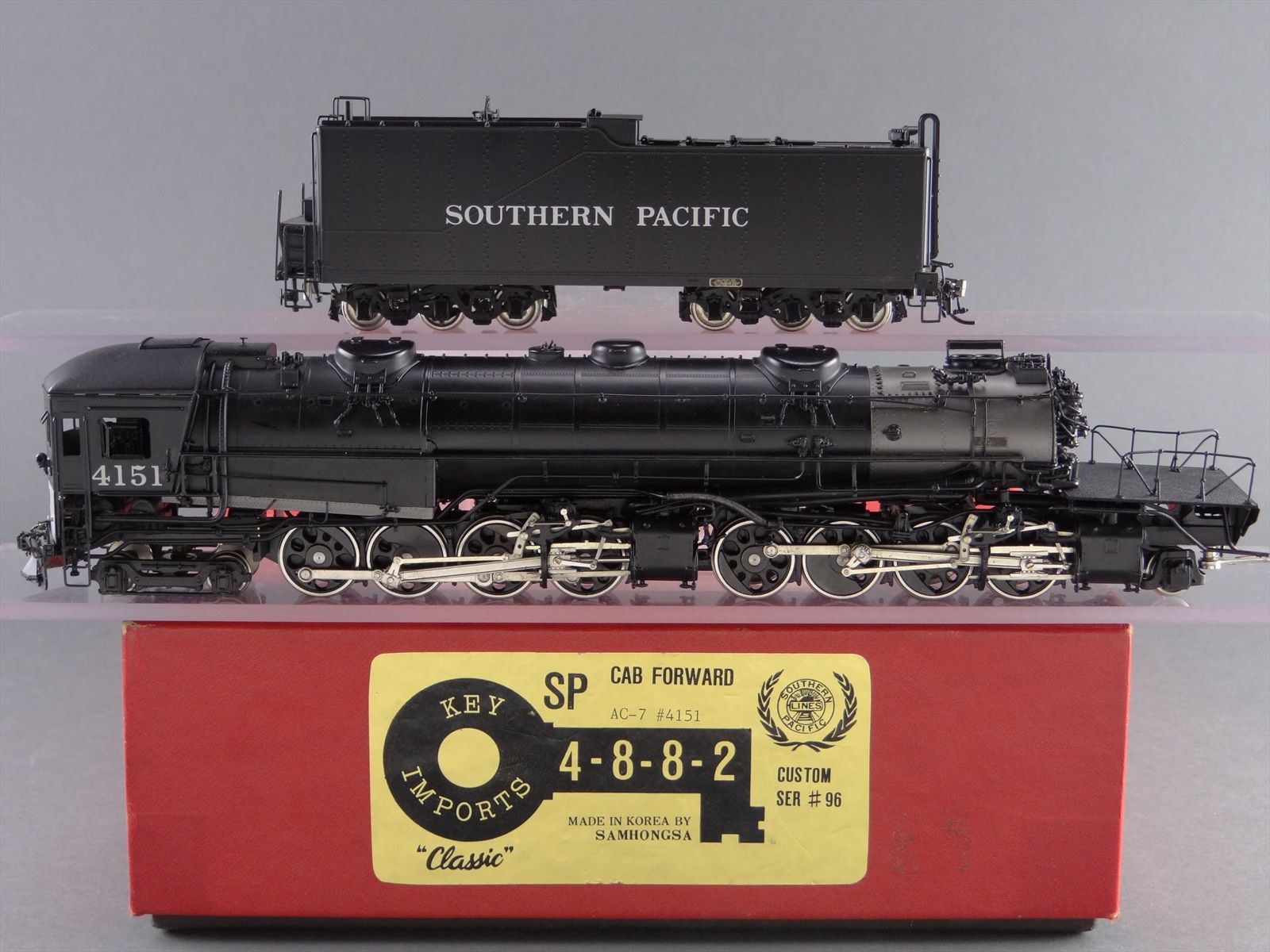 HO Brass Model Train - Key CS #96 SP Southern Pacific 4-8-8-2 AC-7 Cab ...