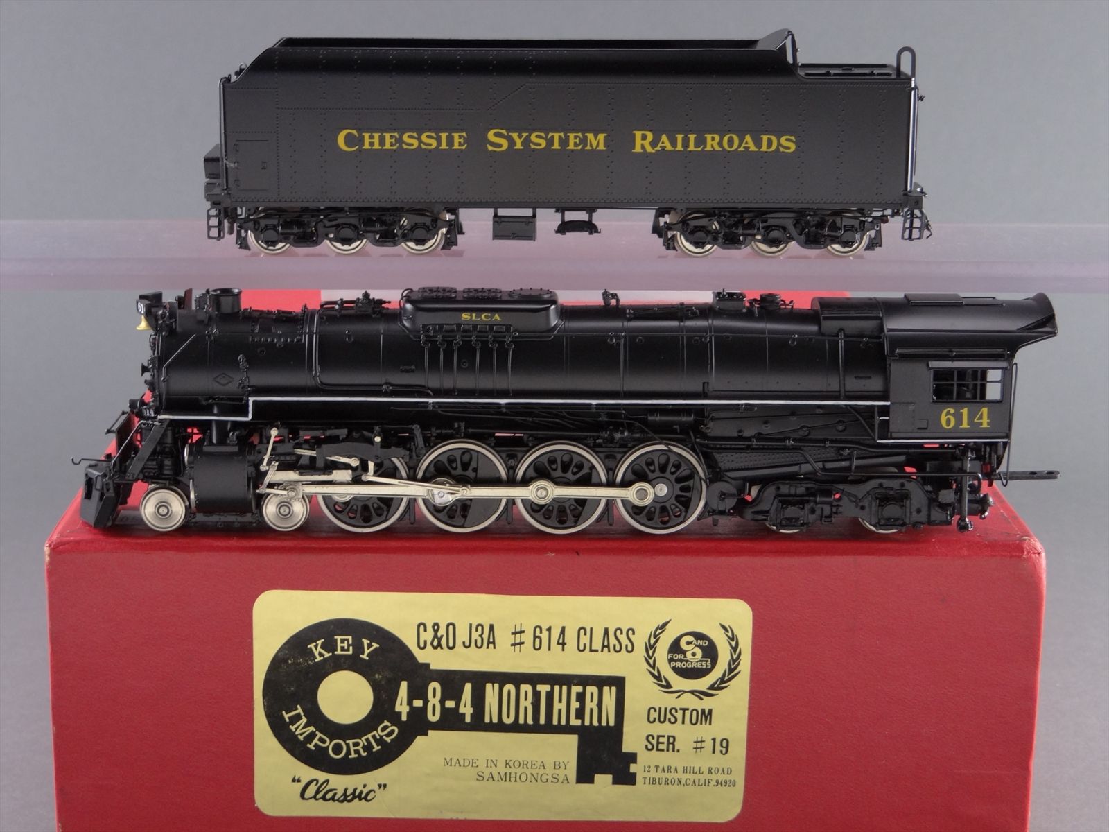 HO Brass Model Train - Key Imports CS#19 C&O SLCA Chessie System ...