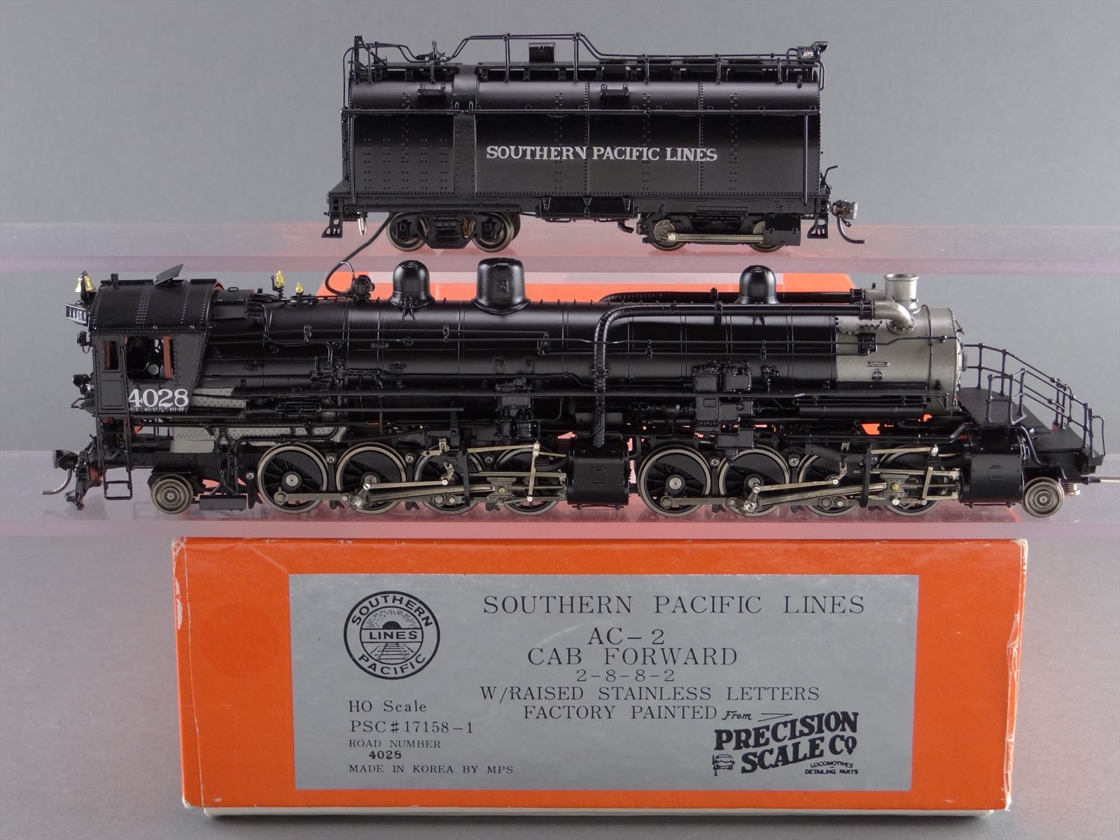 HO Brass Model Train - PSC 17158-1 SP Southern Pacific 2-8-8-2 AC-2 Cab ...