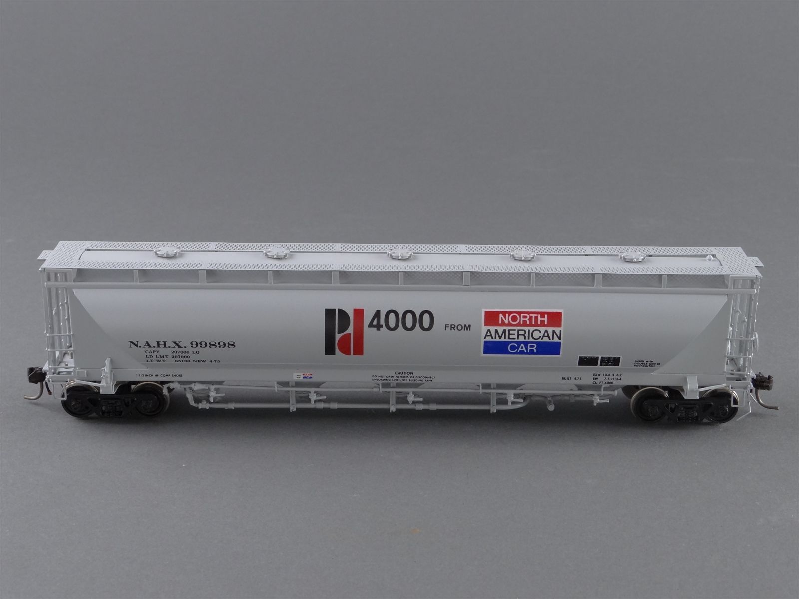 HO Brass Model Train - OMI 3002.1 NAHX Amaizo PD 4000 Hopper Car #99898 ...