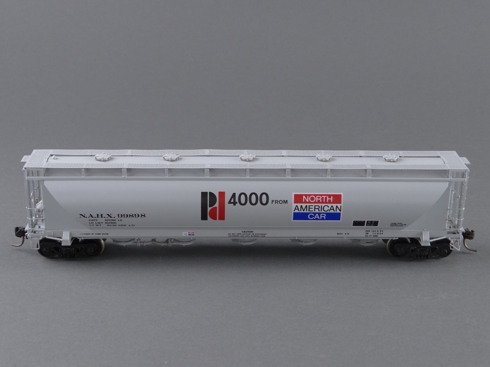 HO Brass Model Train - OMI 3002.1 NAHX Amaizo PD 4000 Hopper Car #99898 ...