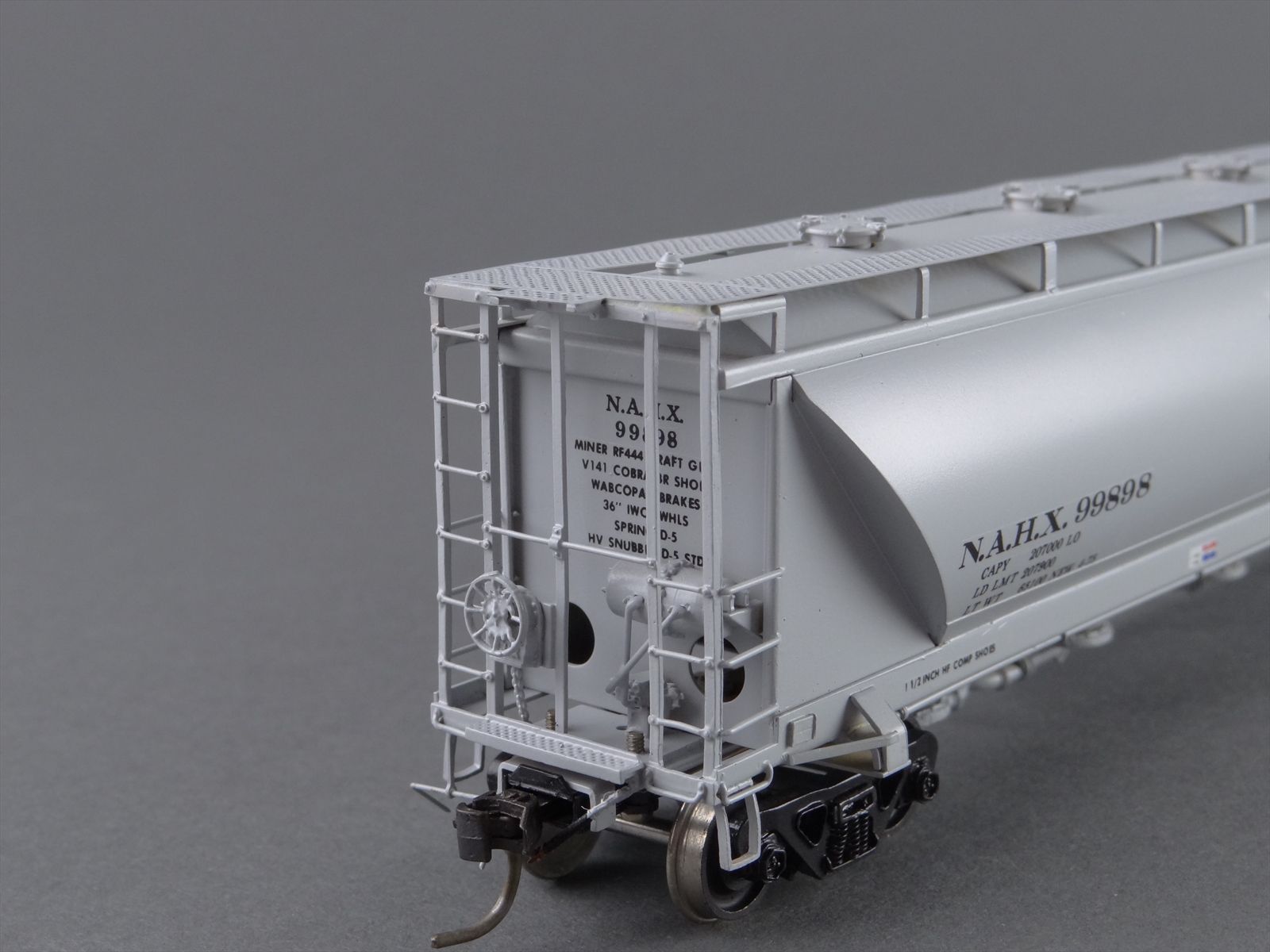 HO Brass Model Train - OMI 3002.1 NAHX Amaizo PD 4000 Hopper Car #99898 ...