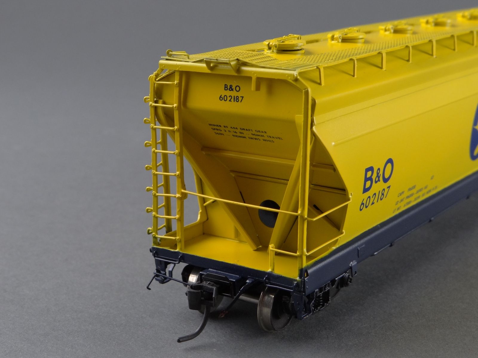 HO Brass Model Train - OMI 3091.1 B&O Chessie Centerflow Hopper Car ...