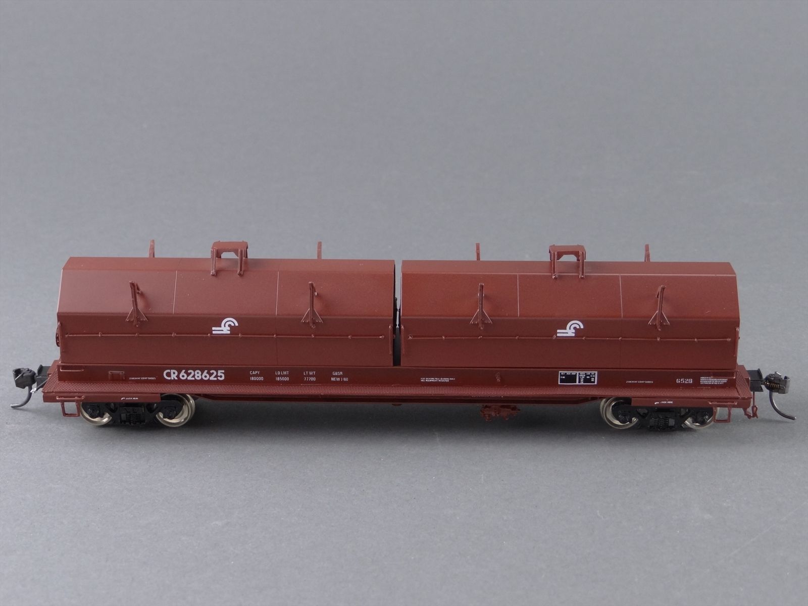 HO Brass Model Train - OMI 1358 Conrail Evans Steel Coil Car Type 1 ...