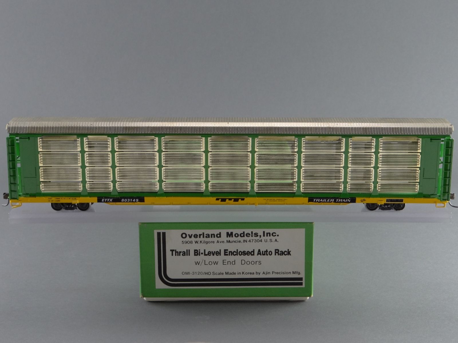 HO Brass Model Train - OMI 3120 TTX Thrall Bi-Level Enclosed Auto Rack ...