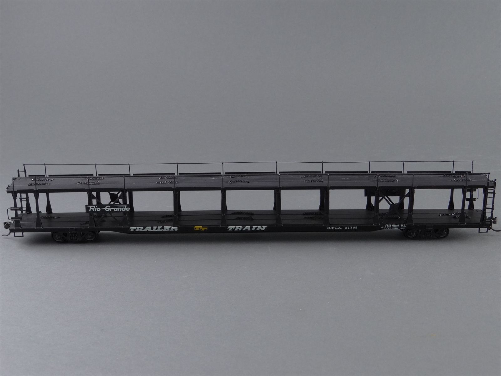 HO Brass Model Train - OMI 1354 TTX D&RGW Bi-Level Open Auto Rack ...