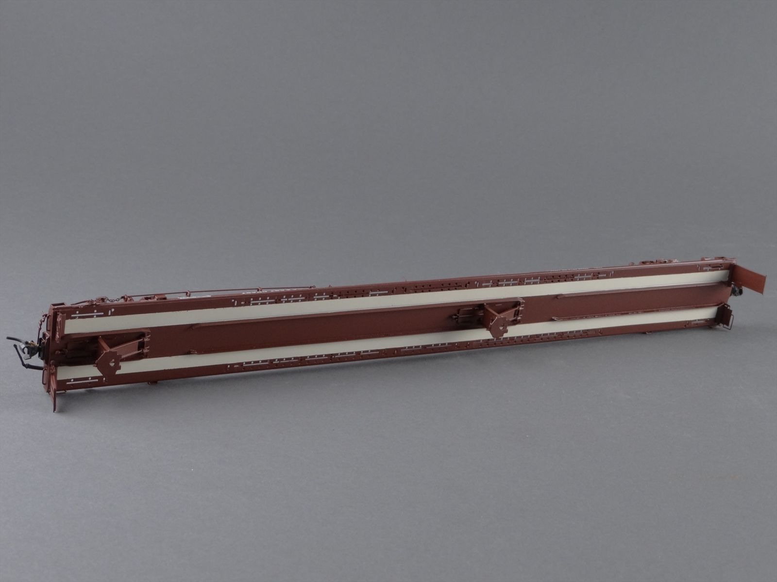 HO Brass Model Train - OMI 3025.2 FEC 89' TOFC Trailer Train Flat Car ...