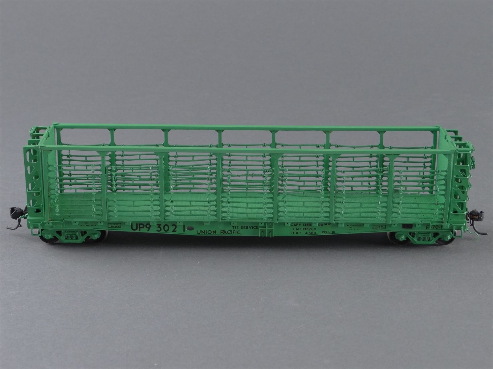 HO Brass Model Train - OMI 3022.1 UP Union Pacific F-70-1 Tie Car ...