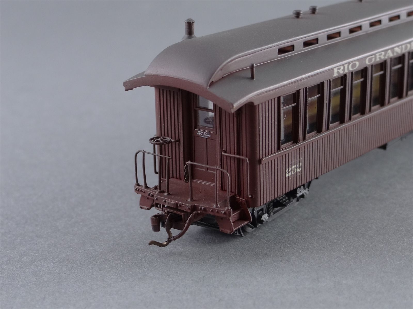 HOn3 Brass Model Train - PFM D&RGW Rio Grande Standard Passenger Coach ...