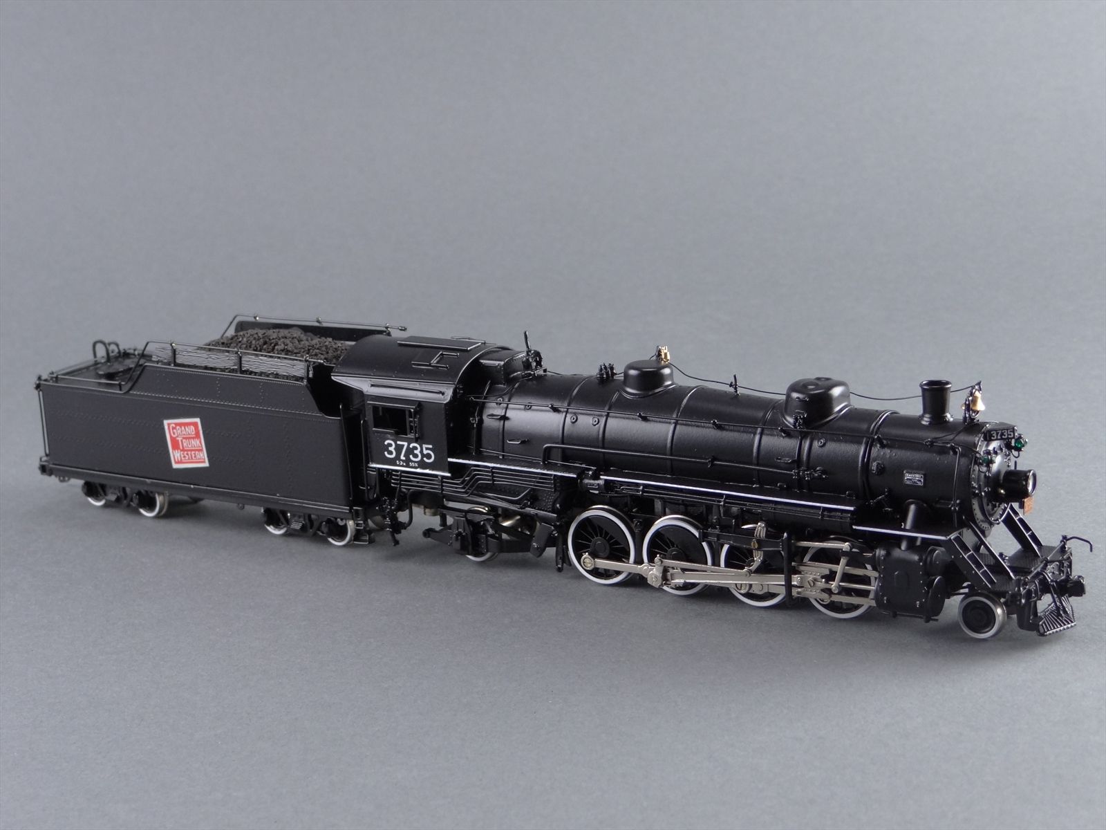 HO Brass Model Train - KEY GTW Grand Trunk Western 2-8-2 #3735 - Custom