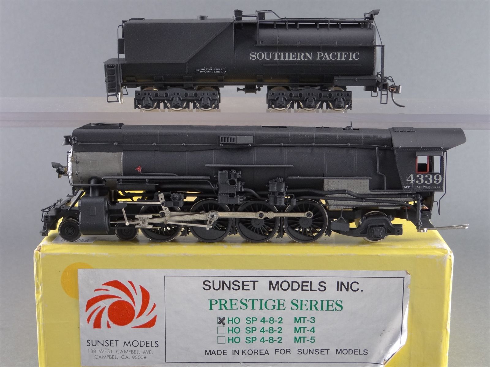 HO Brass Model Train - Sunset Models SP Southern Pacific 4-8-2 MT-3 ...