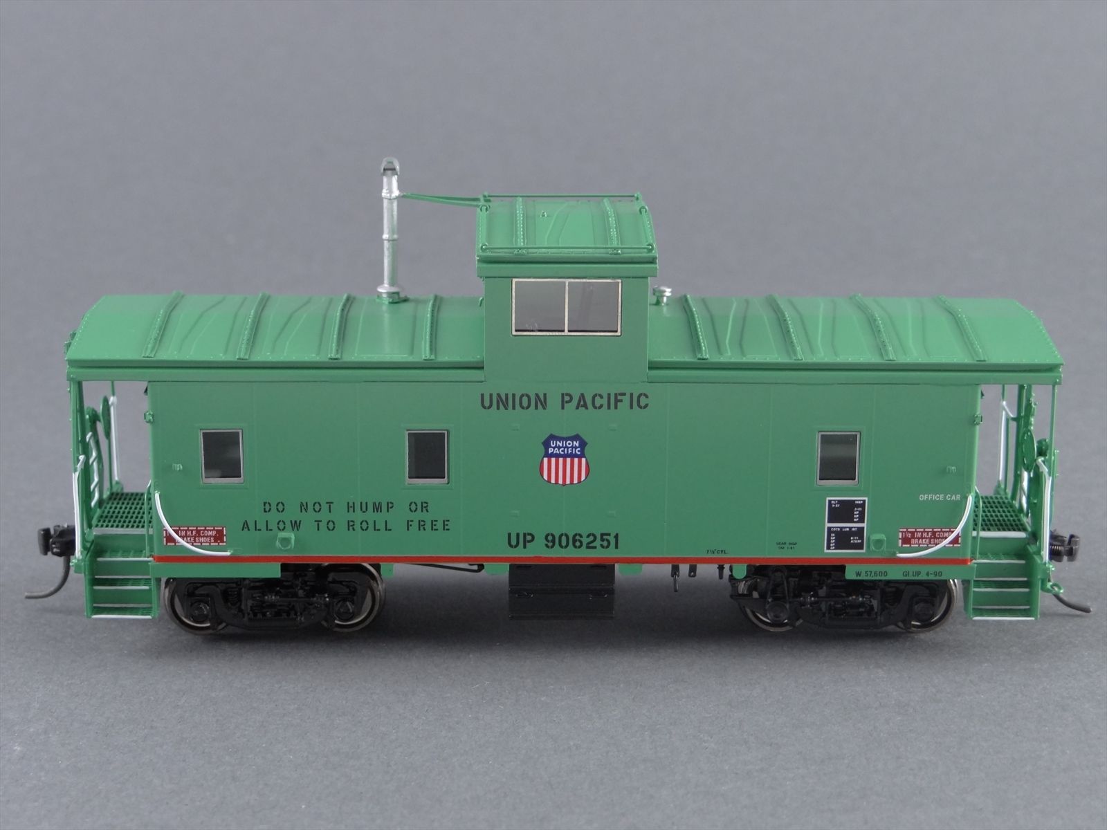 HO Brass Model Train - OMI 3976.4 UP Union Pacific MOW CA-9 Caboose ...