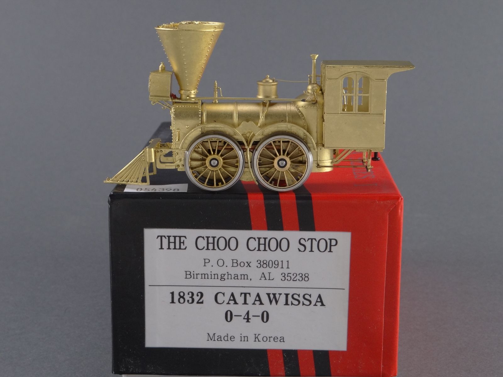 HO Brass Model Train - Choo Choo Stop PRR Catawissa 1832 0-4-0