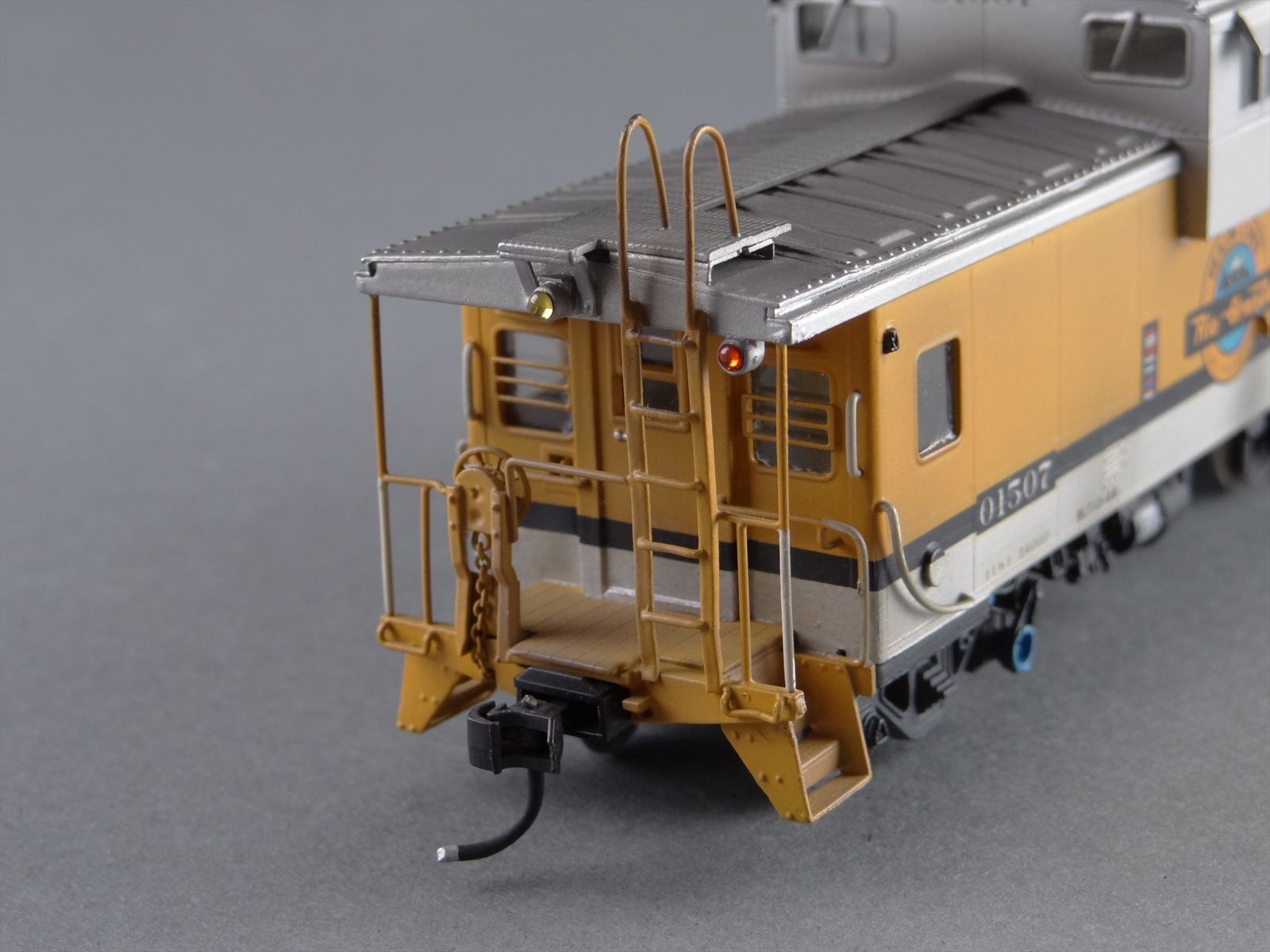 HO Brass Model Train - OMI 1154.1 D&RGW Wide Vision Caboose #01507 - Custom / Weathered