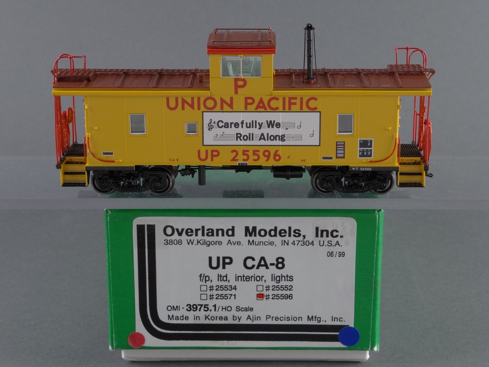 HO Brass Model Train - OMI 3975.1 Overland UP Union Pacific CA-8 ...