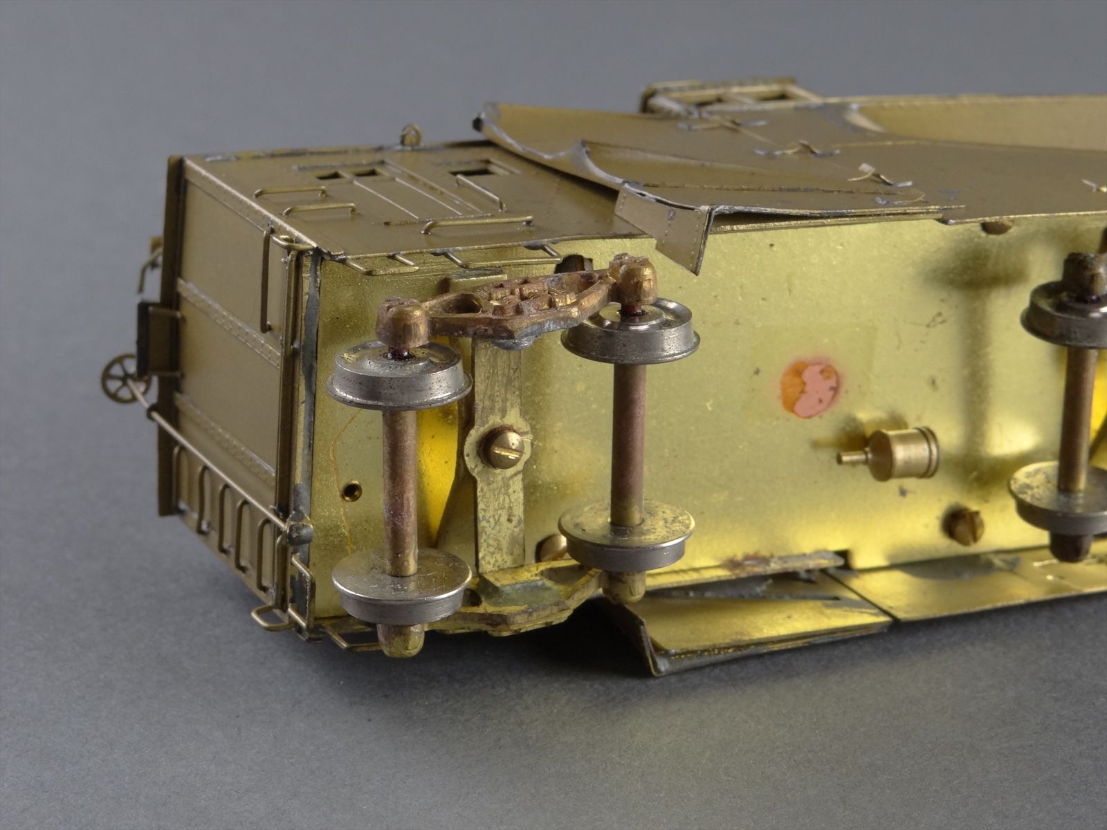 HO Brass Model Train - Custom Brass - All Steel Snow Plow - Cat RS-637