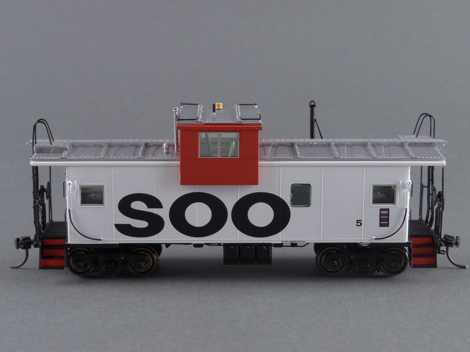HO Brass Model Train - OMI 4249.1 Overland SOO Line Caboose #5 - w/ Interior & Lights
