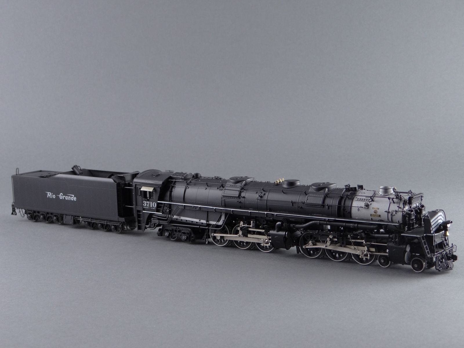 HO Brass Model Train - Key D&RGW 4-6-6-4 Challenger L-105 #3710 - As ...
