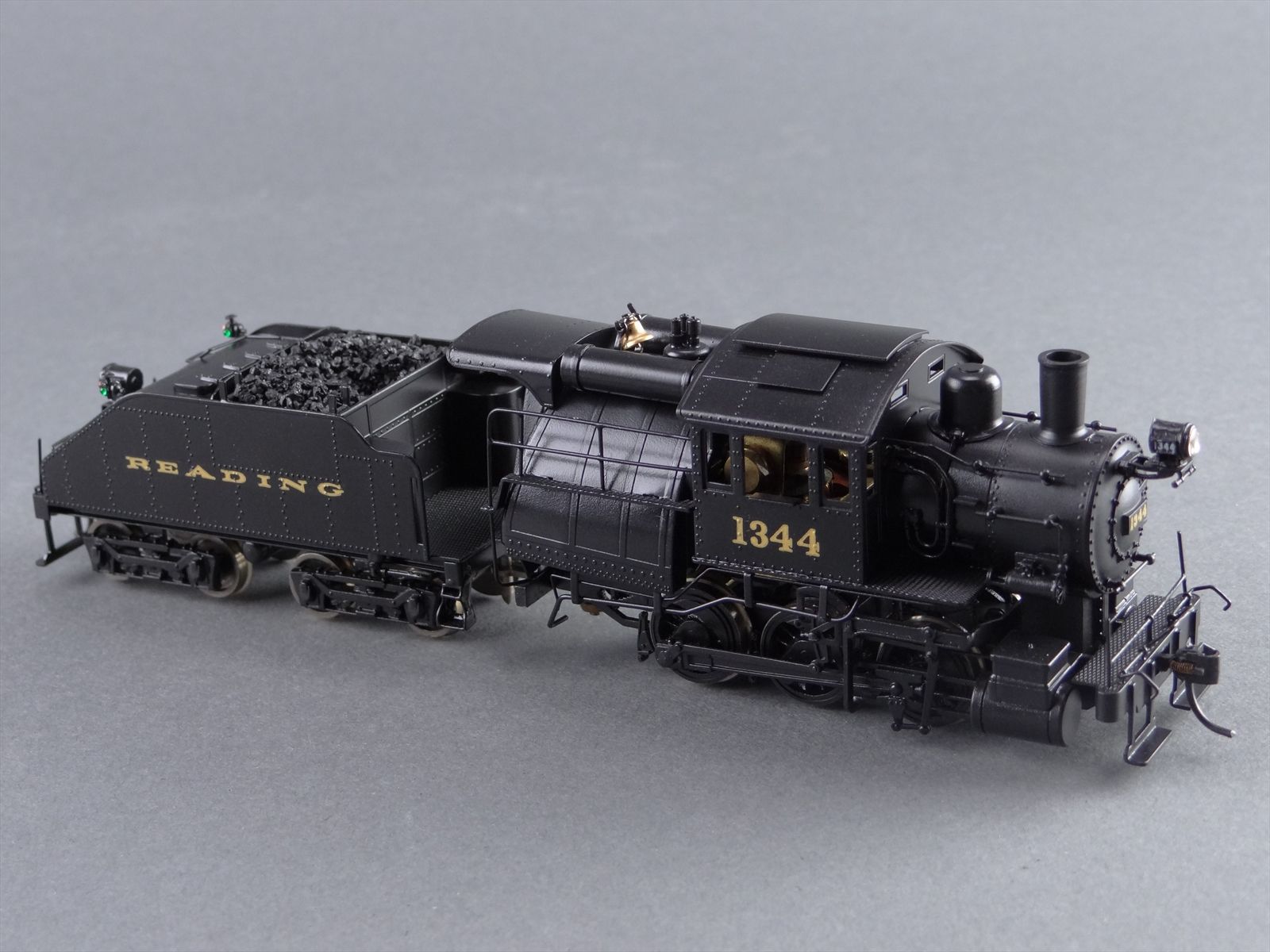HO Brass Model Train - Gem Reading B8a 0-6-0 Camelback Loco #1344 - Custom