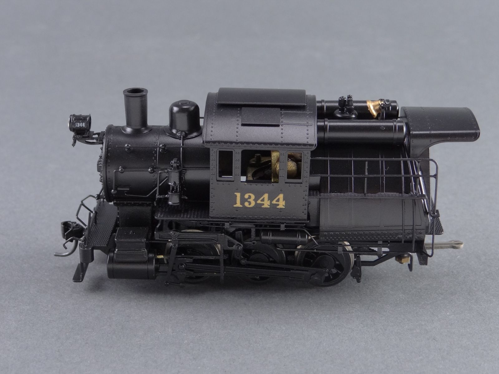 HO Brass Model Train - Gem Reading B8a 0-6-0 Camelback Loco #1344 - Custom