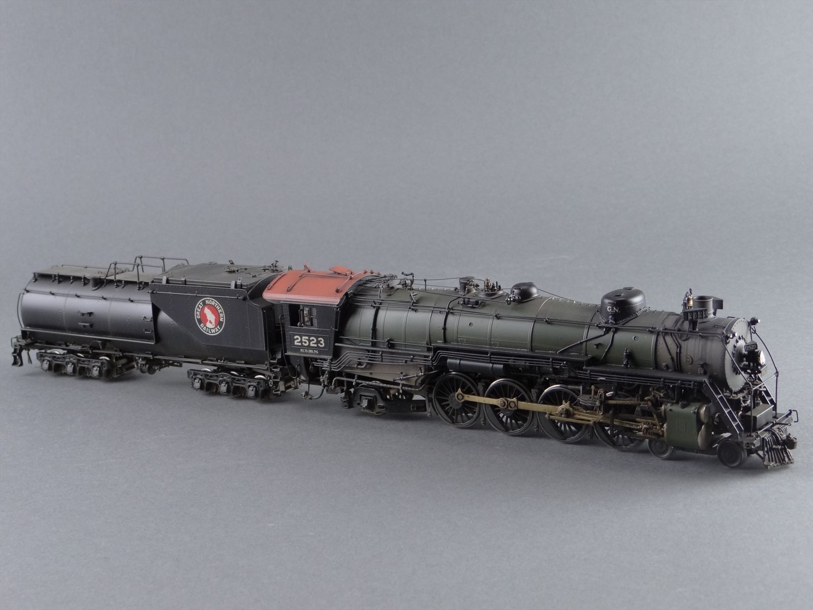 HO Brass Model Train - W&R GN Great Northern 4-8-2 P-2 #2523 Version 2 ...