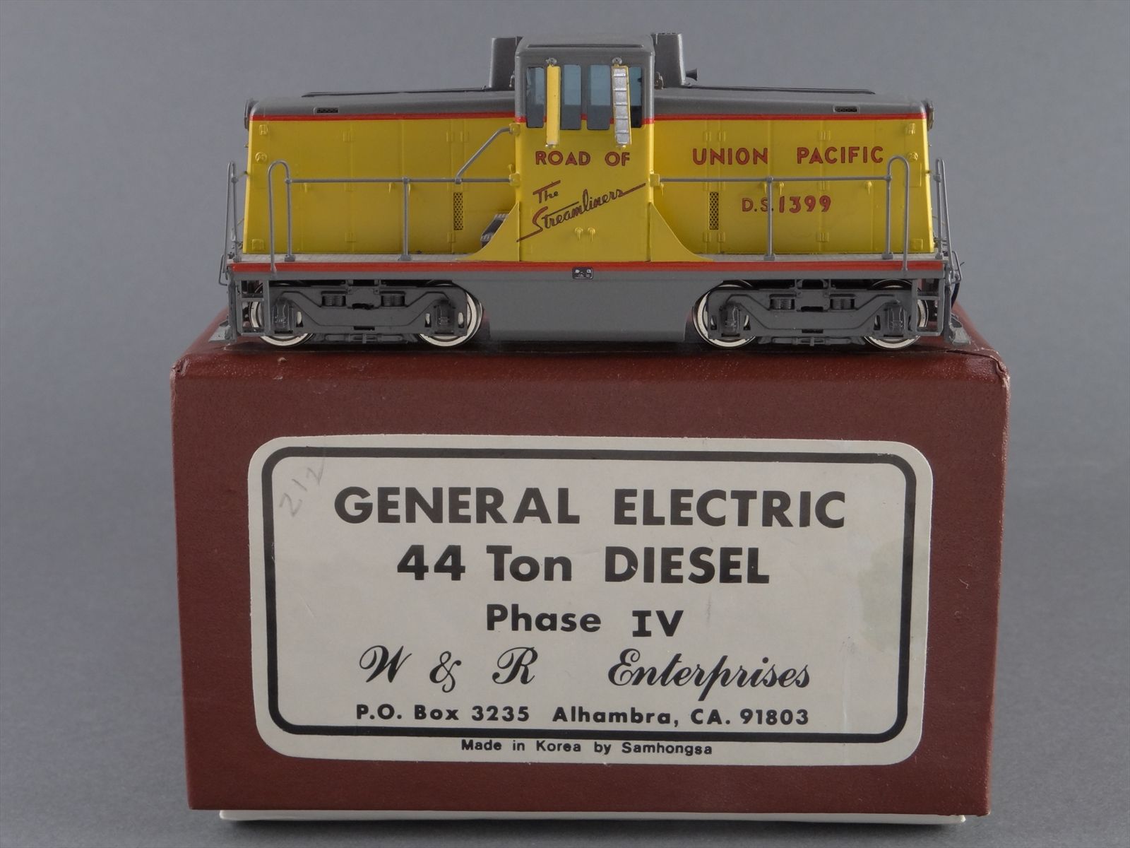 HO Brass Model Train - W&R Enterprises GE 44-Ton Diesel Phase IV - UP ...