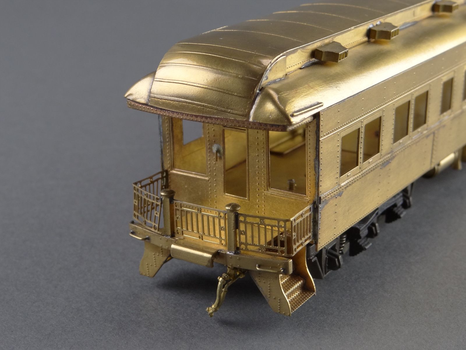HO Brass Model Train - G Series Pullman Observation Passenger Car ...