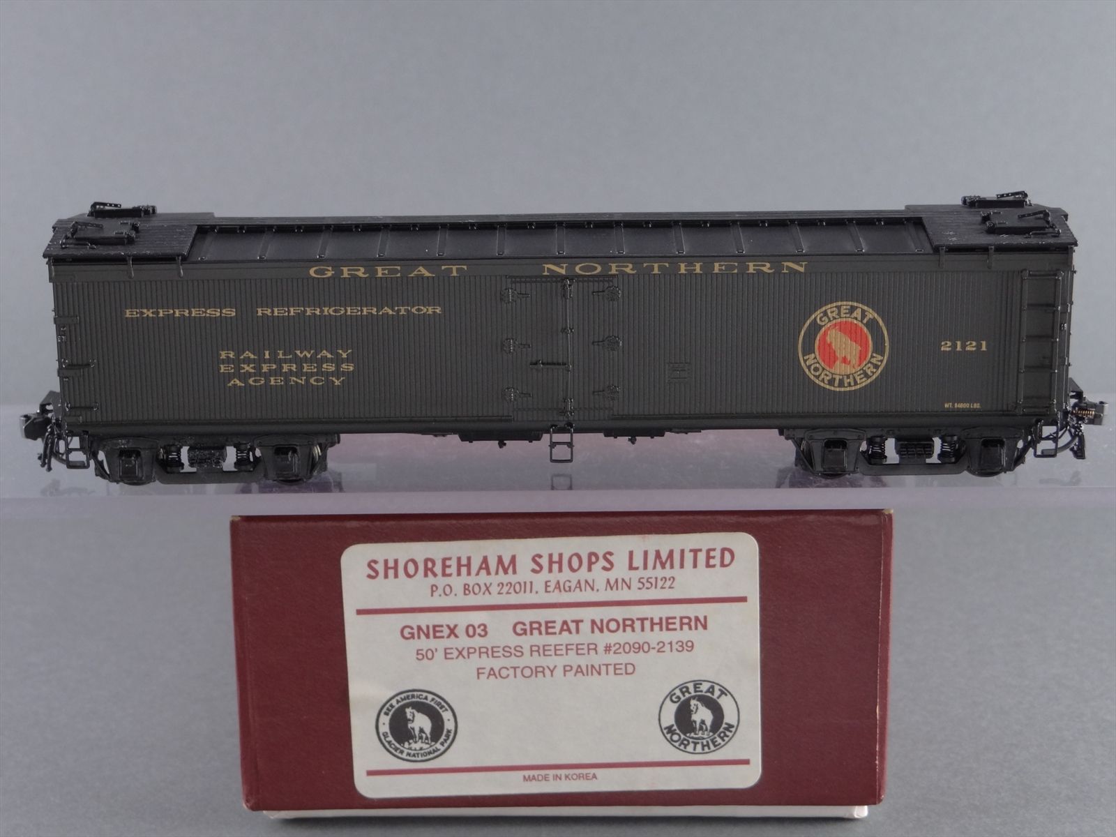 HO Brass Model Train - SSL Shoreham Shops GN Great Northern 50' Express ...