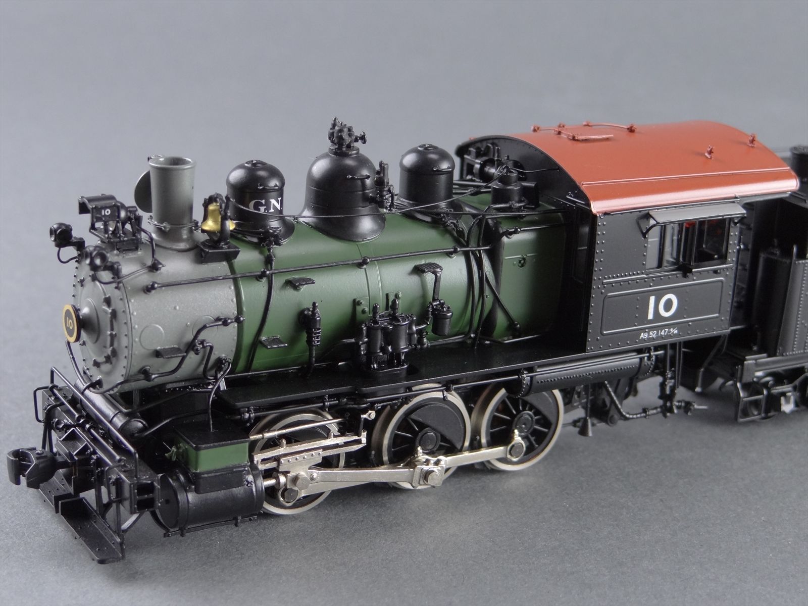 HO Brass Model Train - W&R GN Great Northern A-9, 0-6-0 #10 Version 2 ...