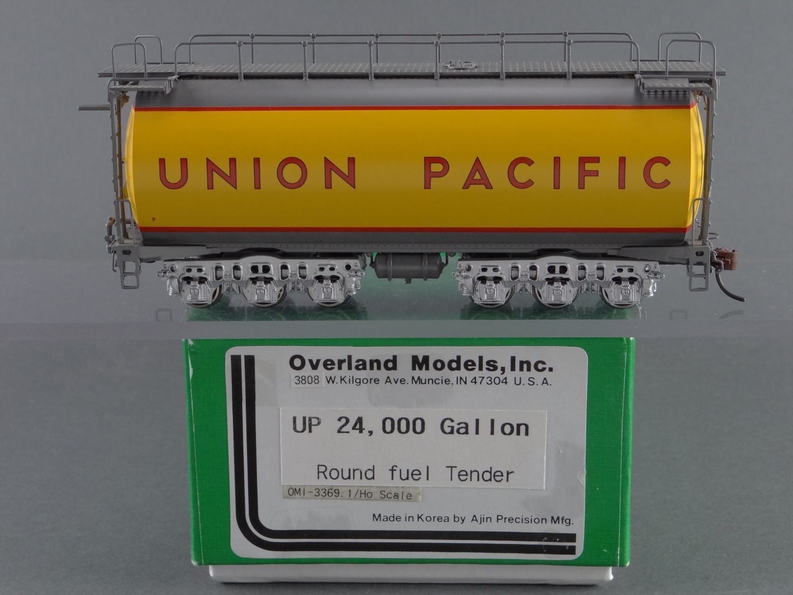 HO Brass Model Train - OMI 3369.1 UP Union Pacific 24,000 Gallon Round ...