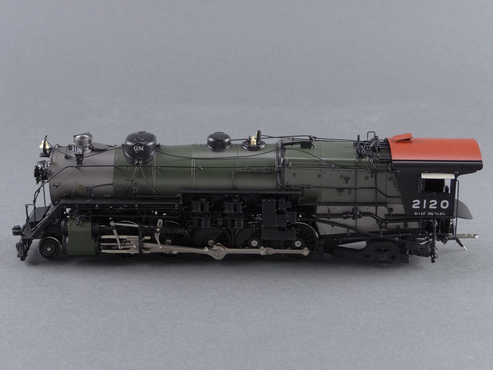 HO Brass Model Train - CIL 2288.1 GN Great Northern Q-1 2-10-2 #2120 ...