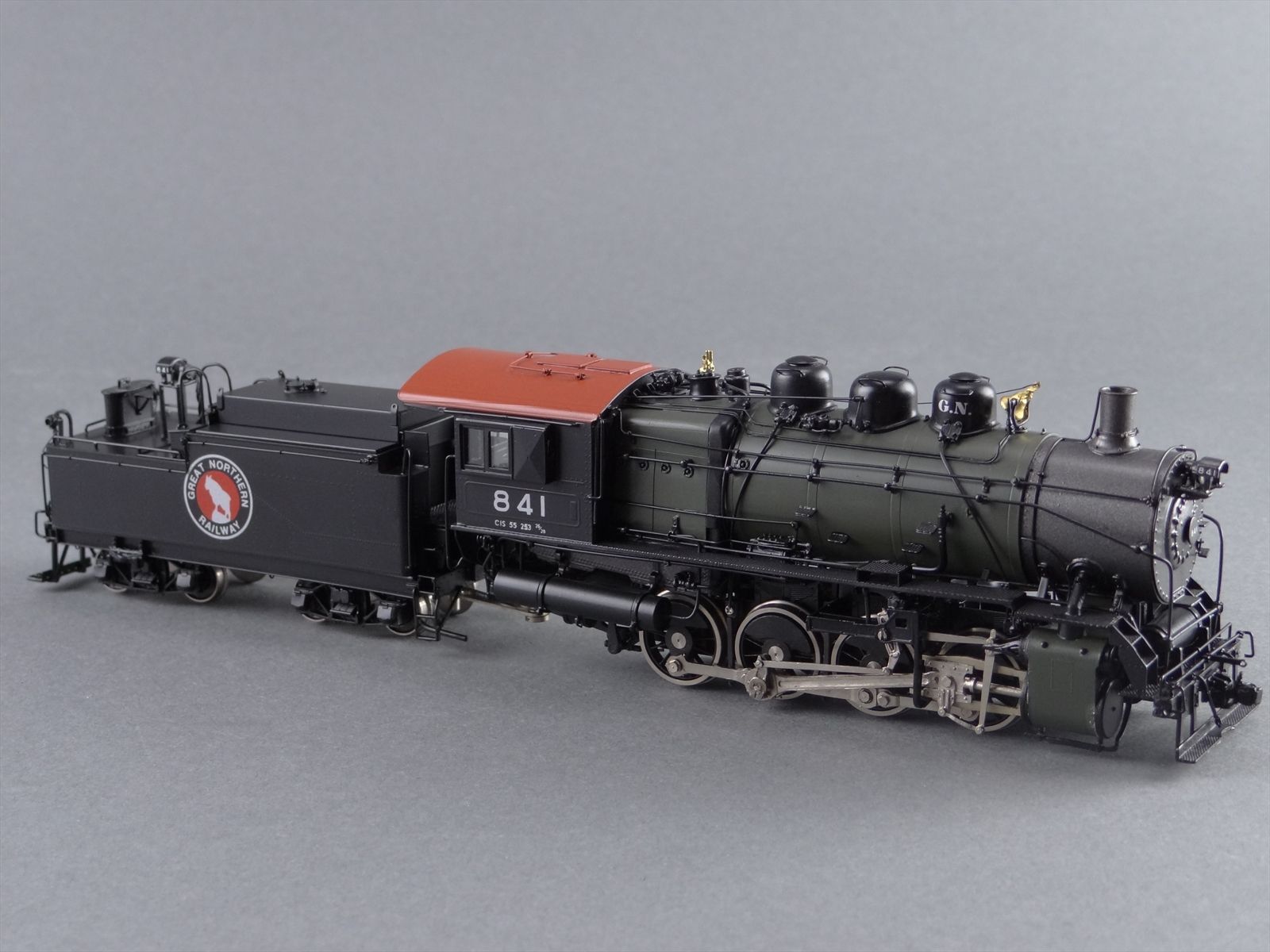 HO Brass Model Train 0 CIL 2067.1 GN Great Northern 0-8-0 C-1 #841 ...