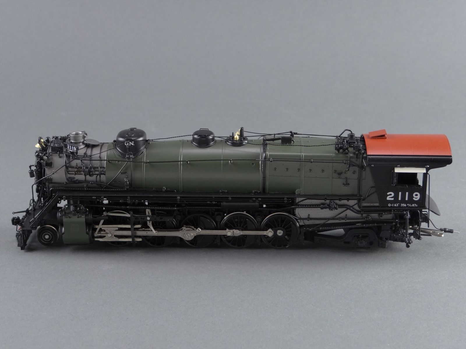 HO Brass Model Train - CIL 2287.1 GN Great Northern Q-1 2-10-2 #2119 ...