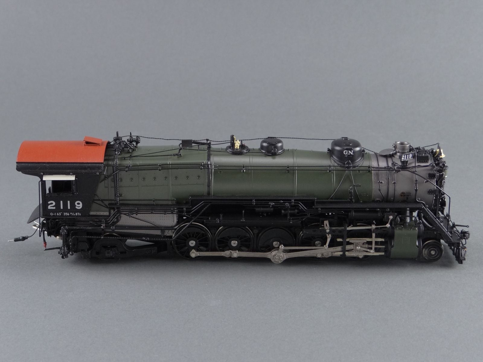 HO Brass Model Train - CIL 2287.1 GN Great Northern Q-1 2-10-2 #2119 ...