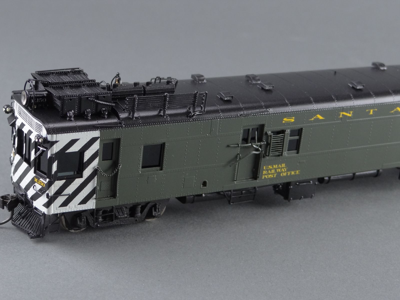 HO Brass Model Train - Hallmark ATSF Santa Fe Gas Electric M-150 ...