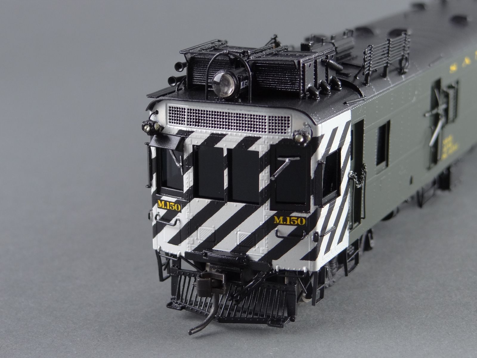 HO Brass Model Train - Hallmark ATSF Santa Fe Gas Electric M-150 ...