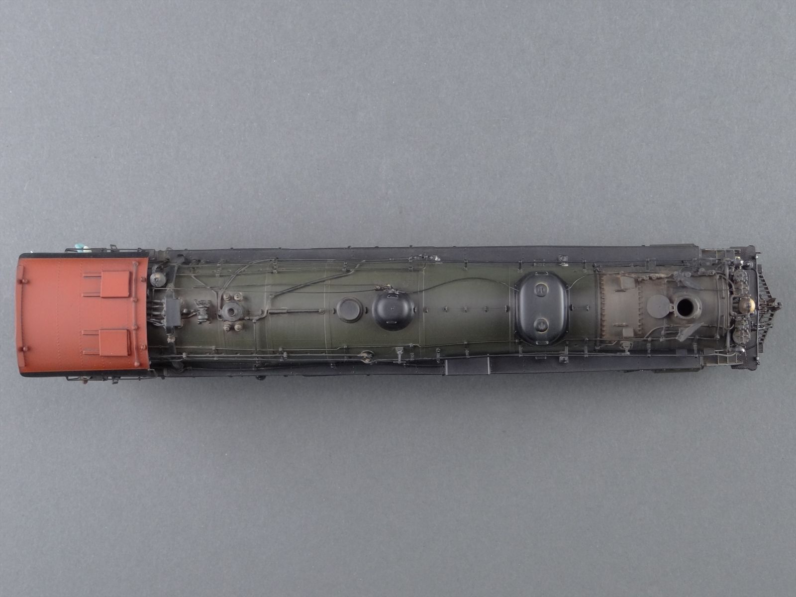 HO Brass Model Train - CIL 2203.1 GN 4-8-4 S-2 #2584 Open Cab - Glacier ...