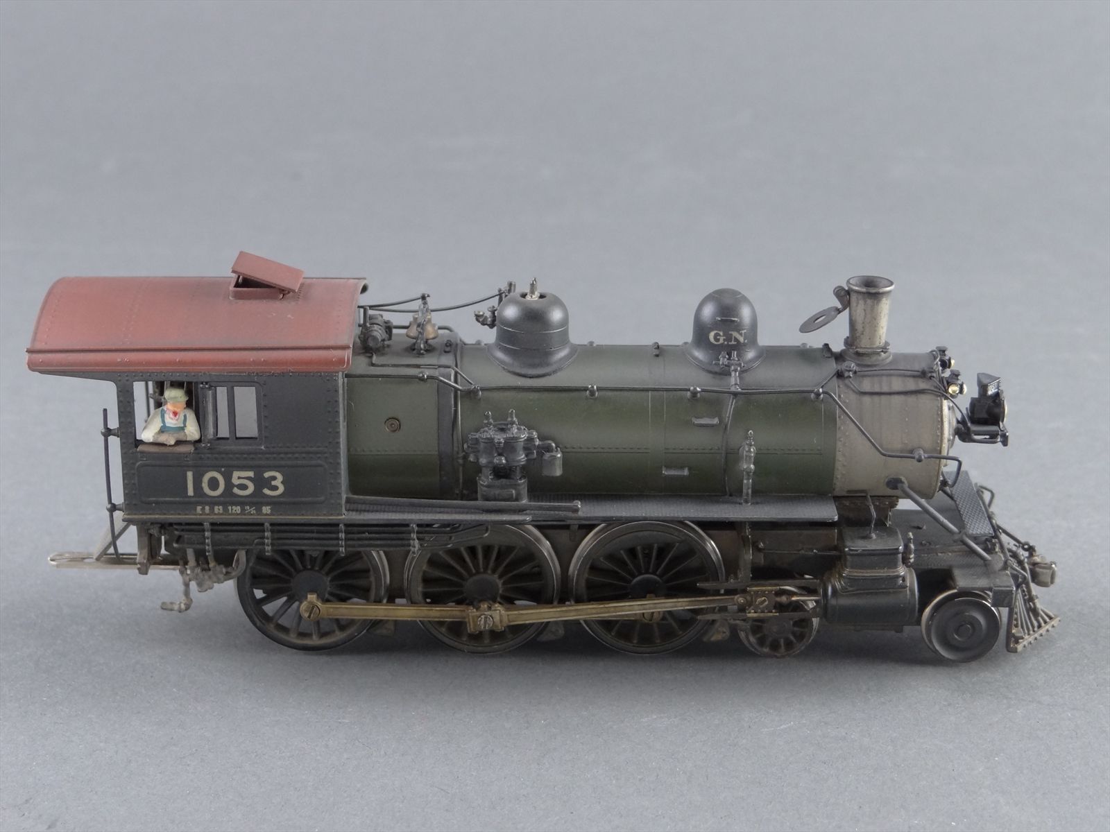 HO Brass Model Train - Oriental Limited GN 4-6-0 E-8 Glacier Park #1053 ...