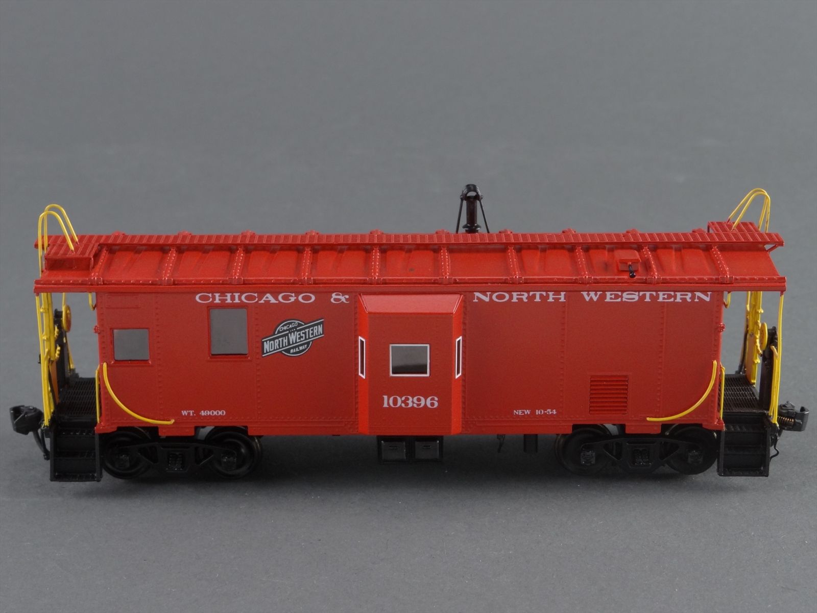 HO Brass Model Train - OMI 3701.1 Overland C&NW Steel Bay Window ...